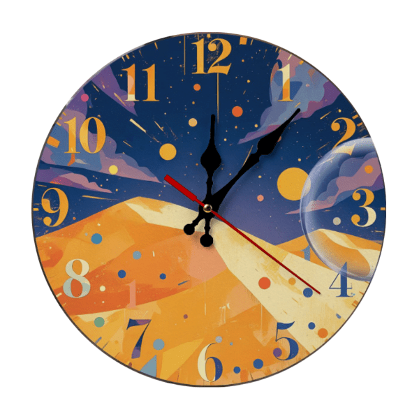Vintage Retro Desert Night Sky Home Decor Wall Clock Design perfect for ...