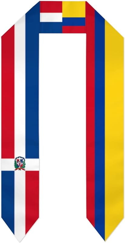 Vintage Retro Dominican Republic Colombia Colombian Flag Graduation ...