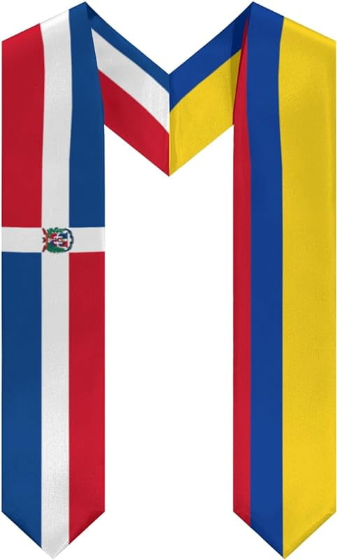 Vintage Retro Dominican Republic Colombia Colombian Flag Graduation ...