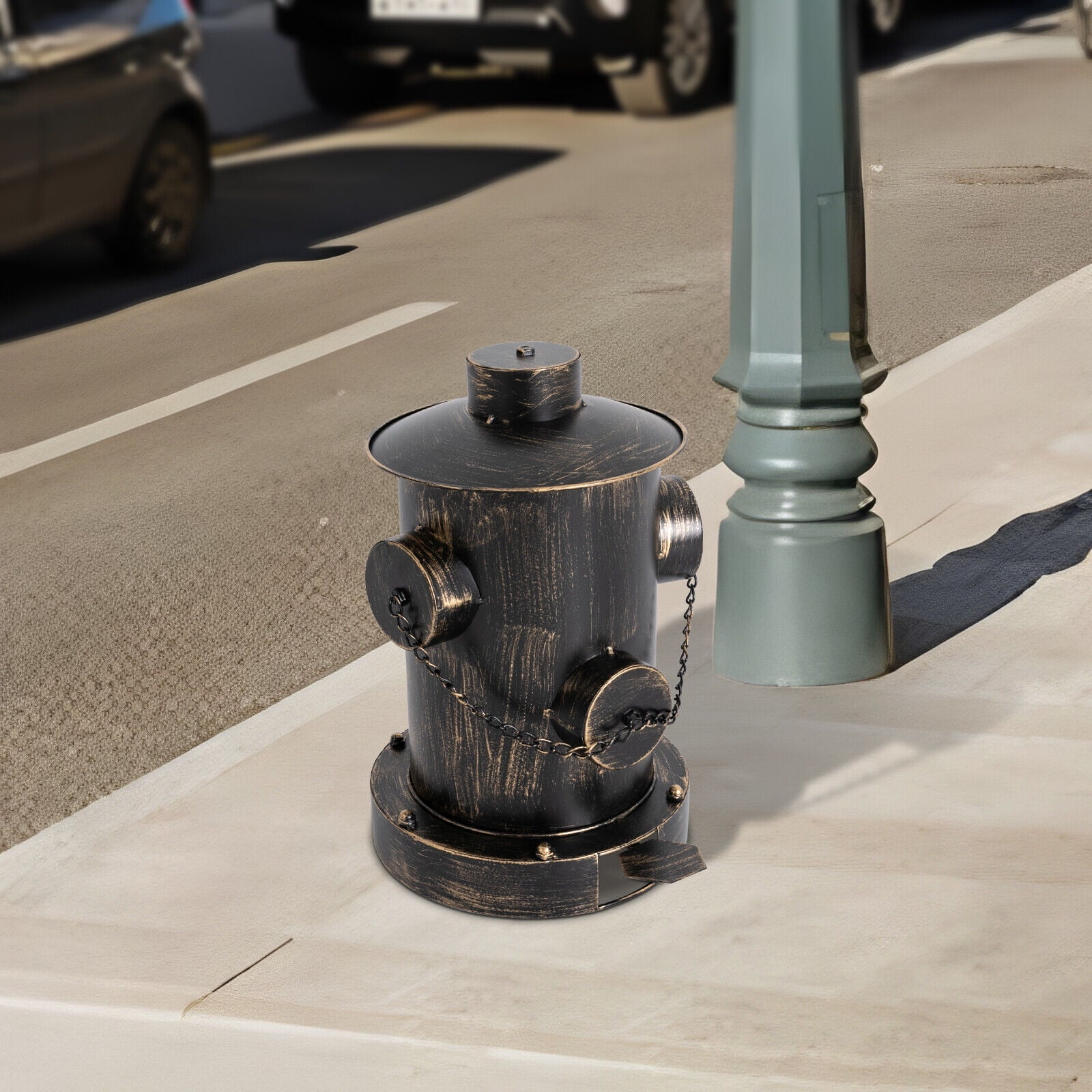 Vintage Retro Garbage Can Vintage Trash Can Pedal Can Indoor Outdoor ...