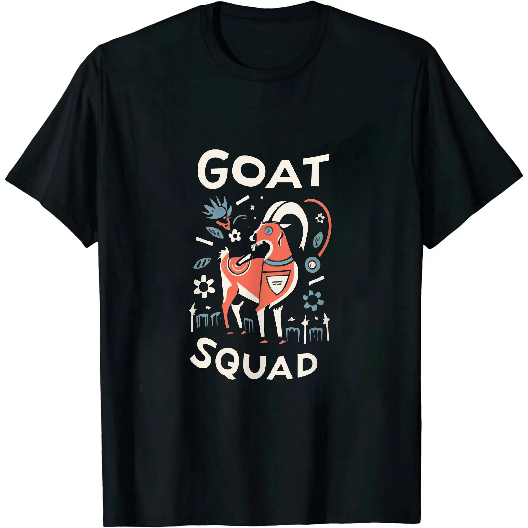Vintage Retro Goat Squad Goat Wearing Sunglasses Farm T-Shirt - Walmart.com