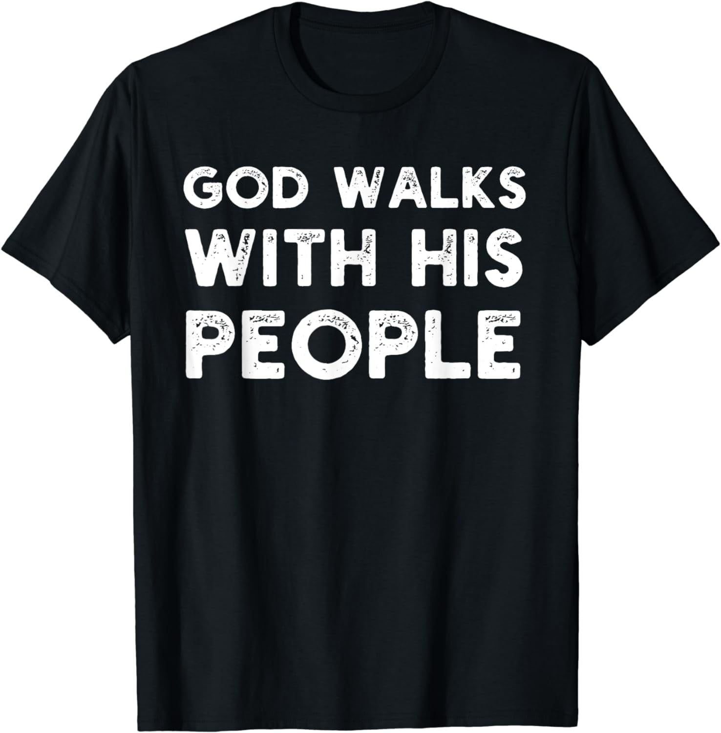 Vintage Retro God walks with his people World Refugee Day T-Shirt ...