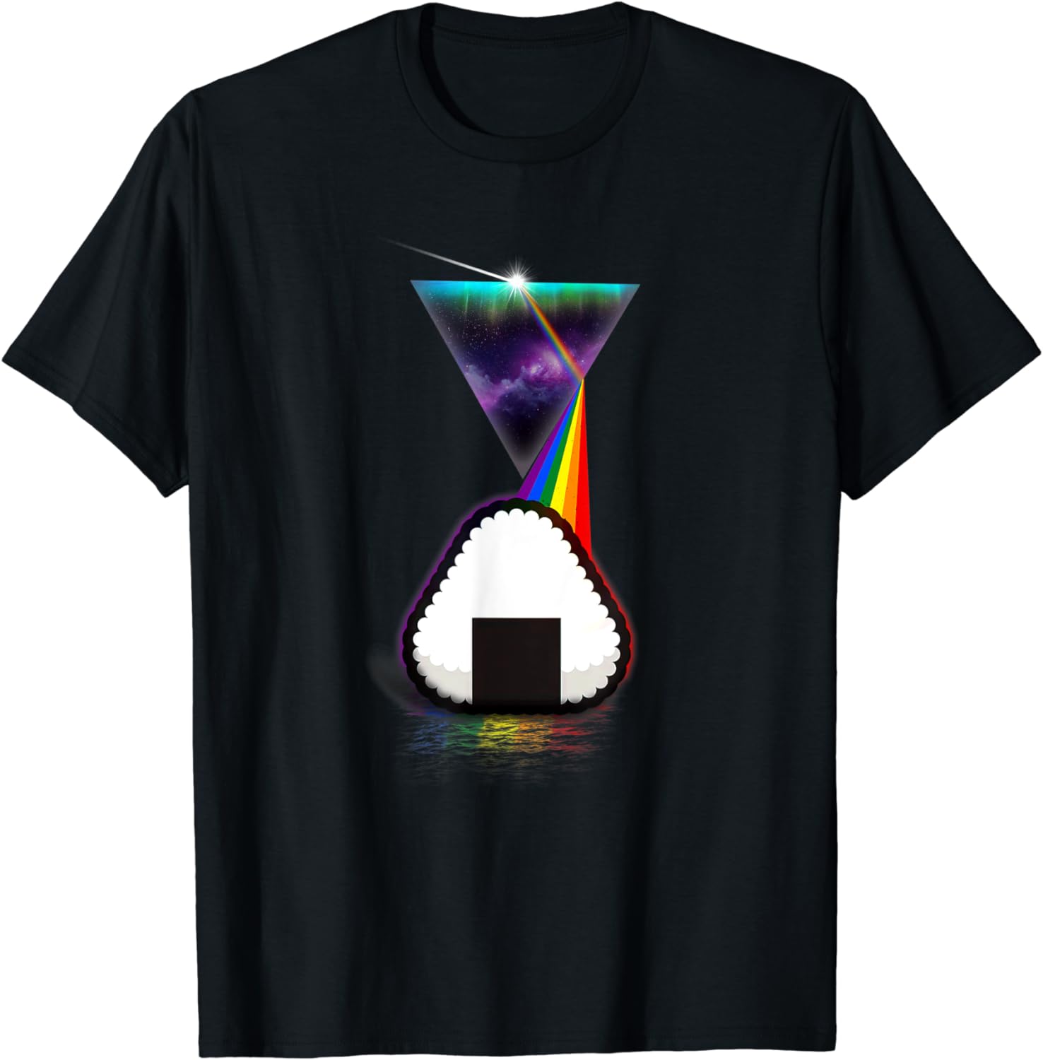 Vintage Retro Prism Rice Ball T-Shirt - Walmart.com