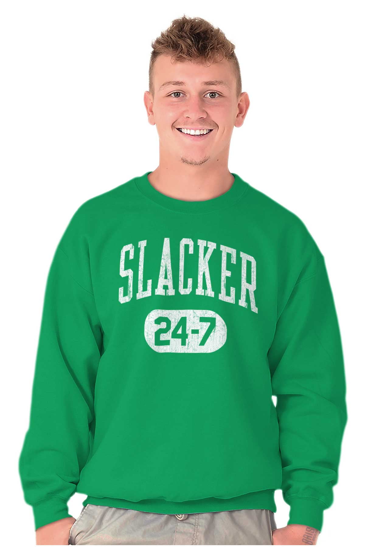Vintage Retro Slacker 90s Throwback Unisex Plus Size Sweatshirt Brisco ...
