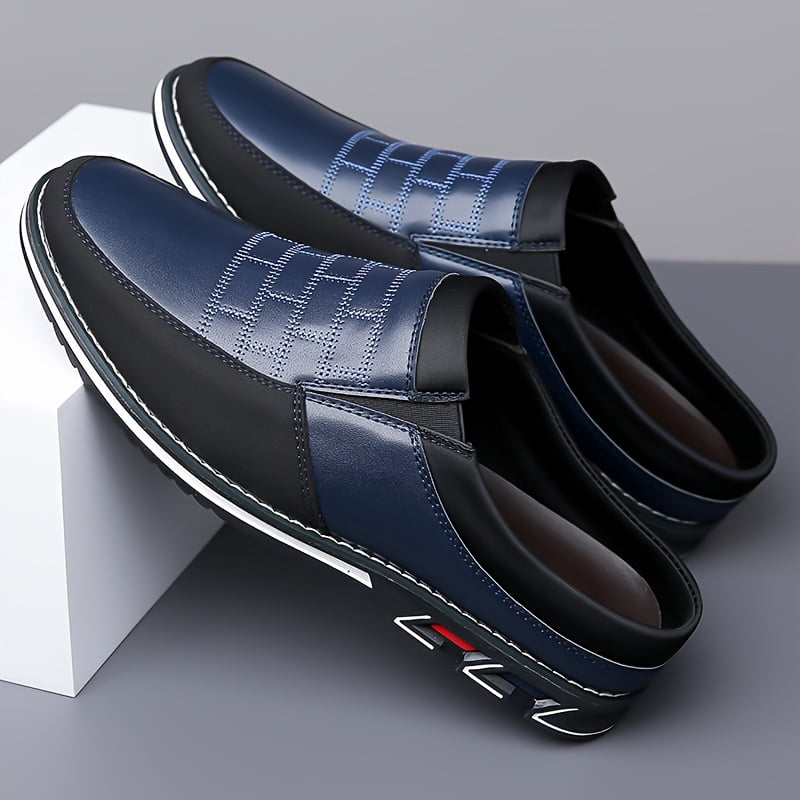 Vintage Retro Style Plus Size Men's Comfy Non Slip Mules, Slip-On ...