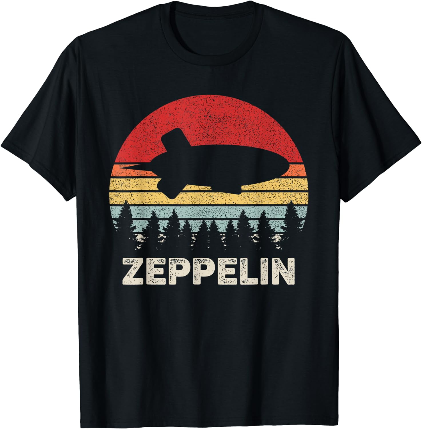 Vintage Retro Zeppelin Shirt Dirigible Airship T-Shirt - Walmart.com