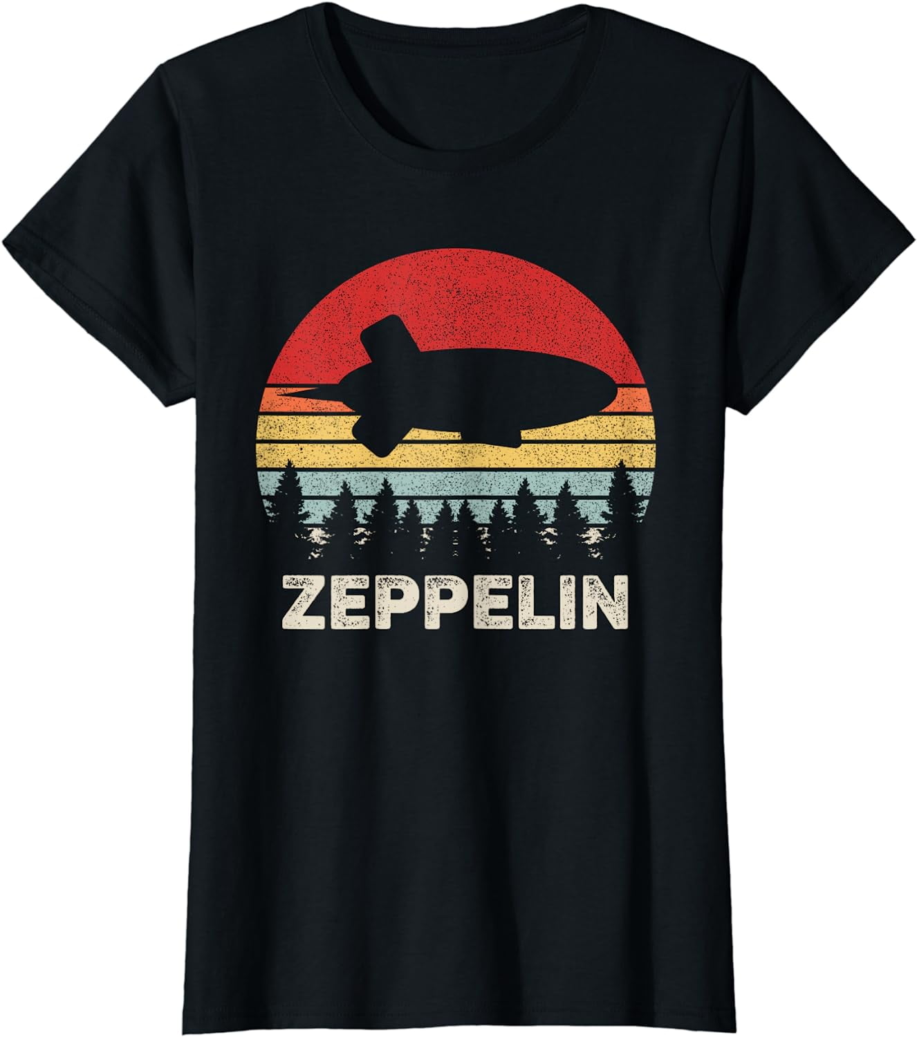 Vintage Retro Zeppelin Shirt Dirigible Airship T-Shirt - Walmart.com