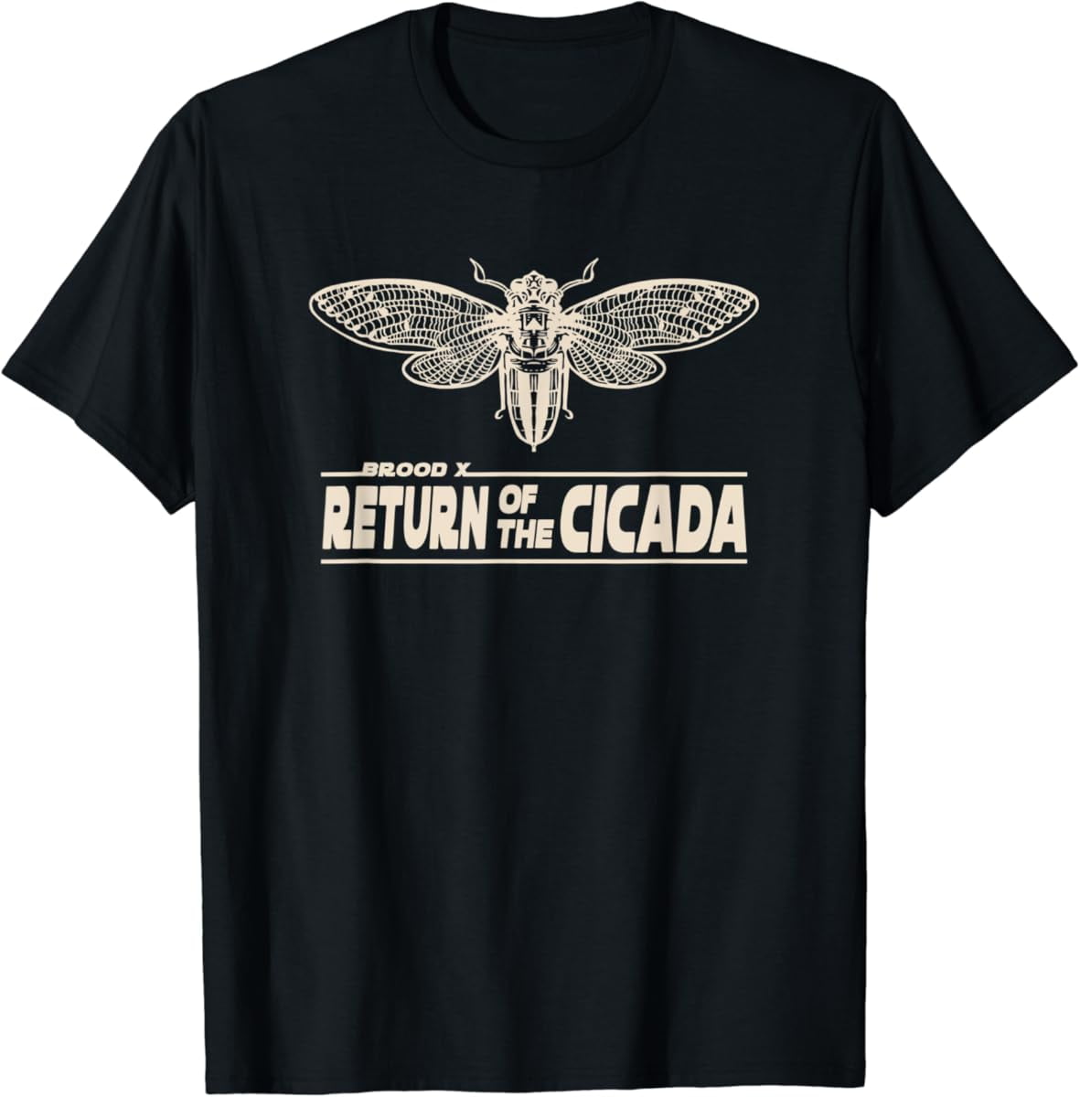 Vintage Return of the Cicada Brood X Summer 2021 Swarm Cicadas T-Shirt ...