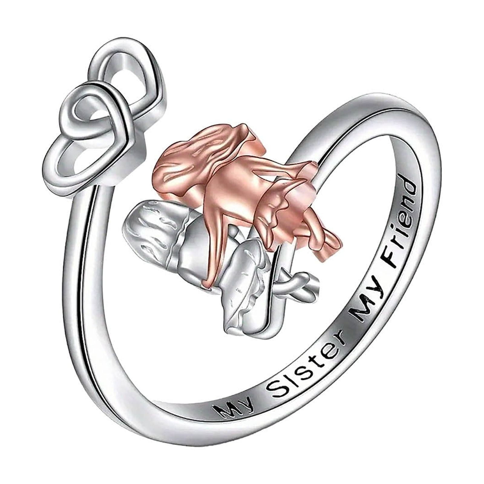 Vintage Rings for Teen Girls 2000 Ring Punk Rings Adjustable Open ...