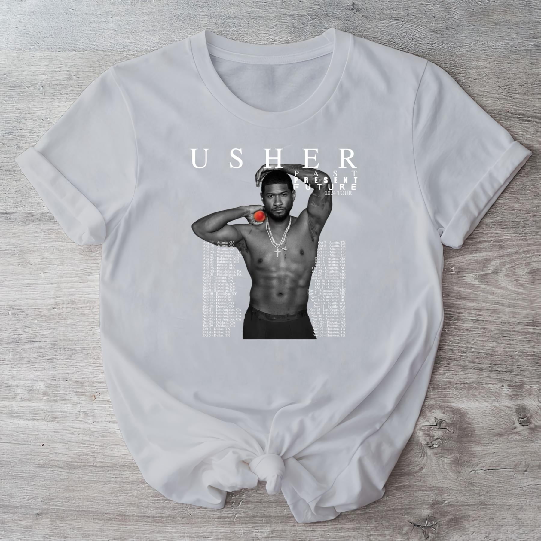 Vintage RnB Tour-Inspired Shirt 2024, Retro Music Tribute Graphic Tee ...