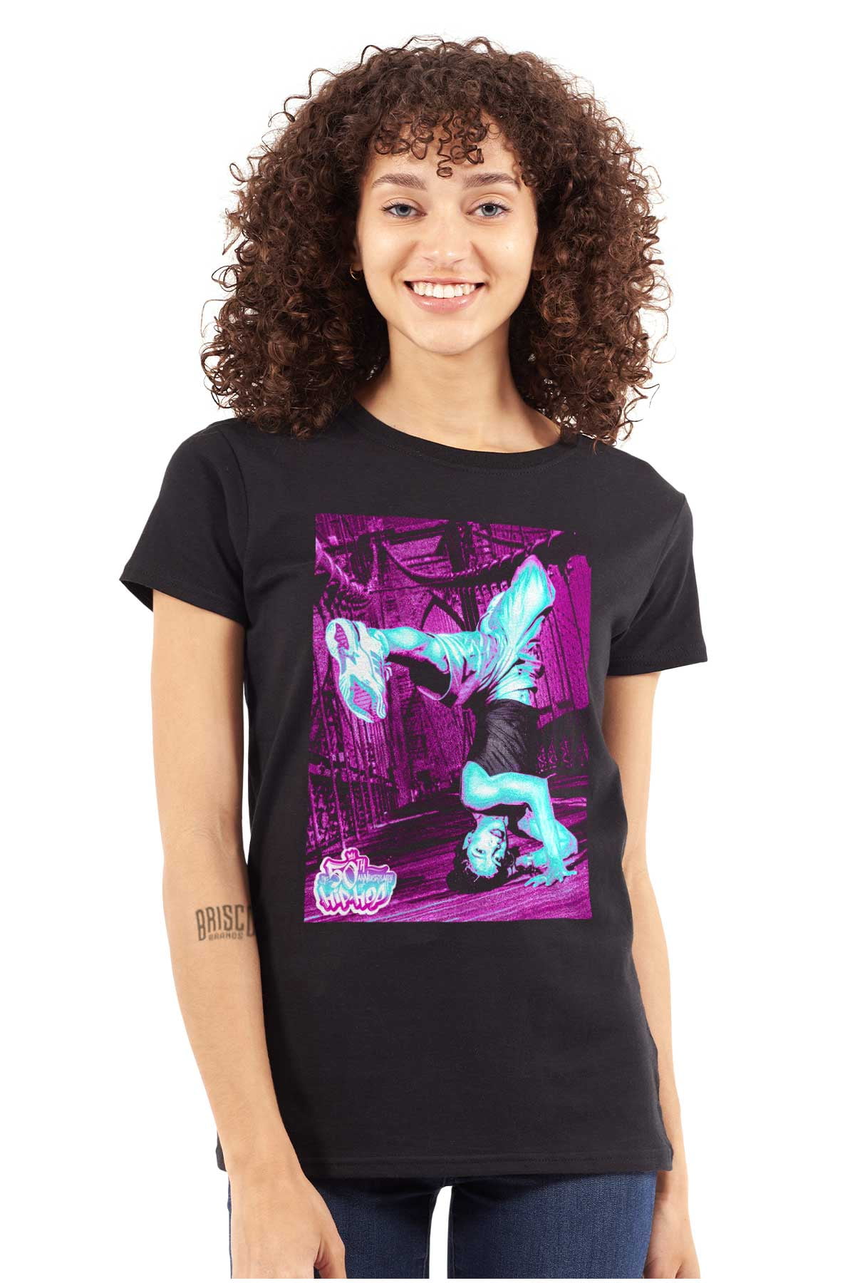 Vintage Rokafella Breakdance Photo Women's Plus Size Shirt Brisco ...
