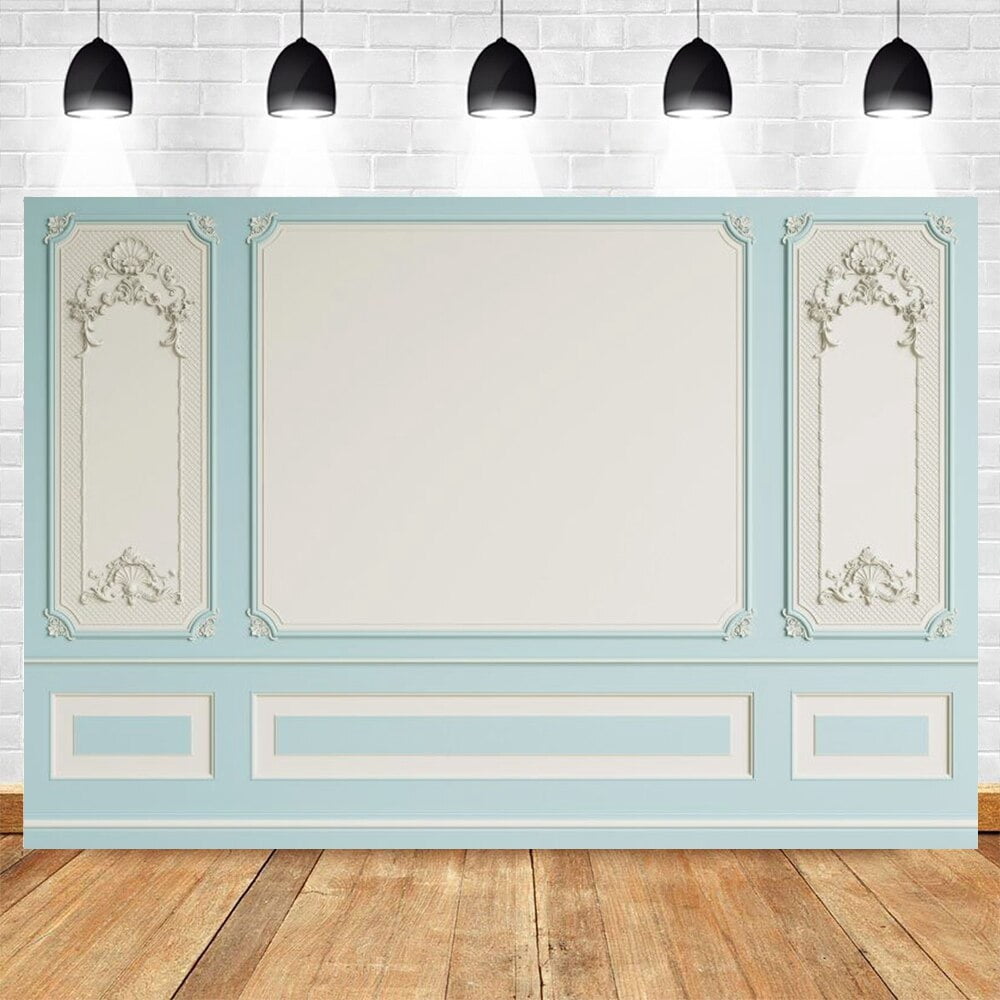 Vintage Room Interior Chic Wall Baby Portraits Photography Backdrop ...