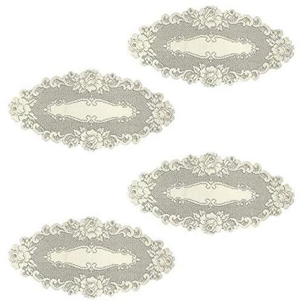 Vintage Rose Doilies, 12" X 24", Ecru - Walmart.com