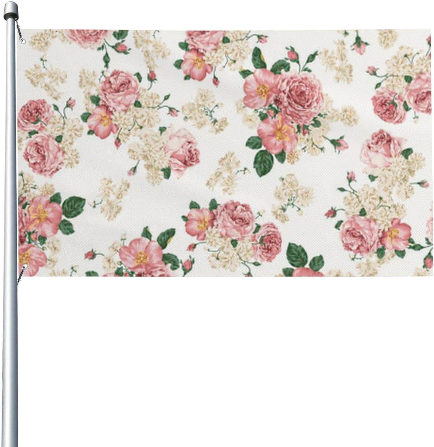 Vintage Rose Flag Outdoor Garden Flag Breeze Flag Home House Flags ...