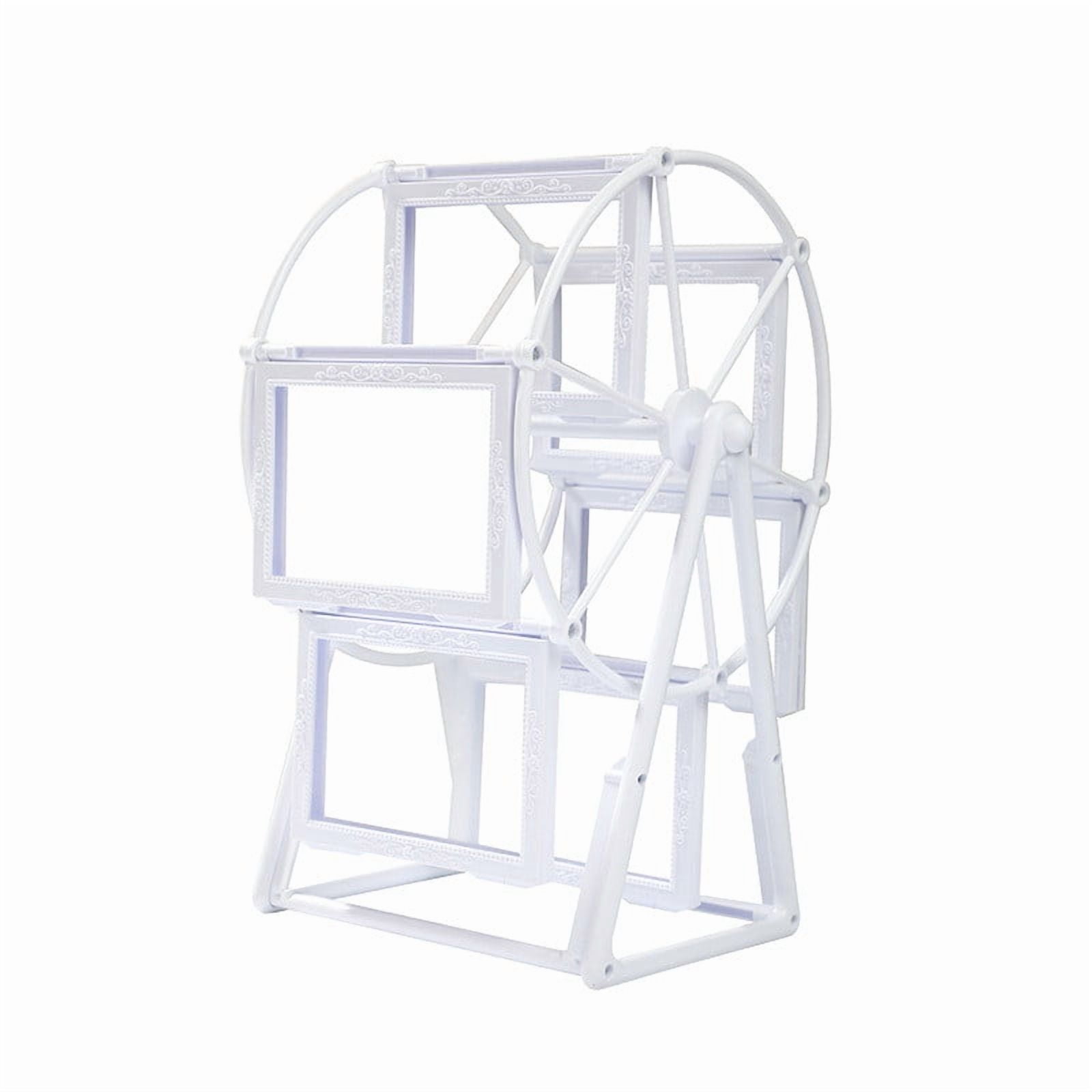 Vintage Rotating Ferris Wheel Picture Frame - 6 Photo Display Holds 12 ...