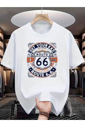 Explore Route 66 Themed T-Shirts in Various Styles and Colors
