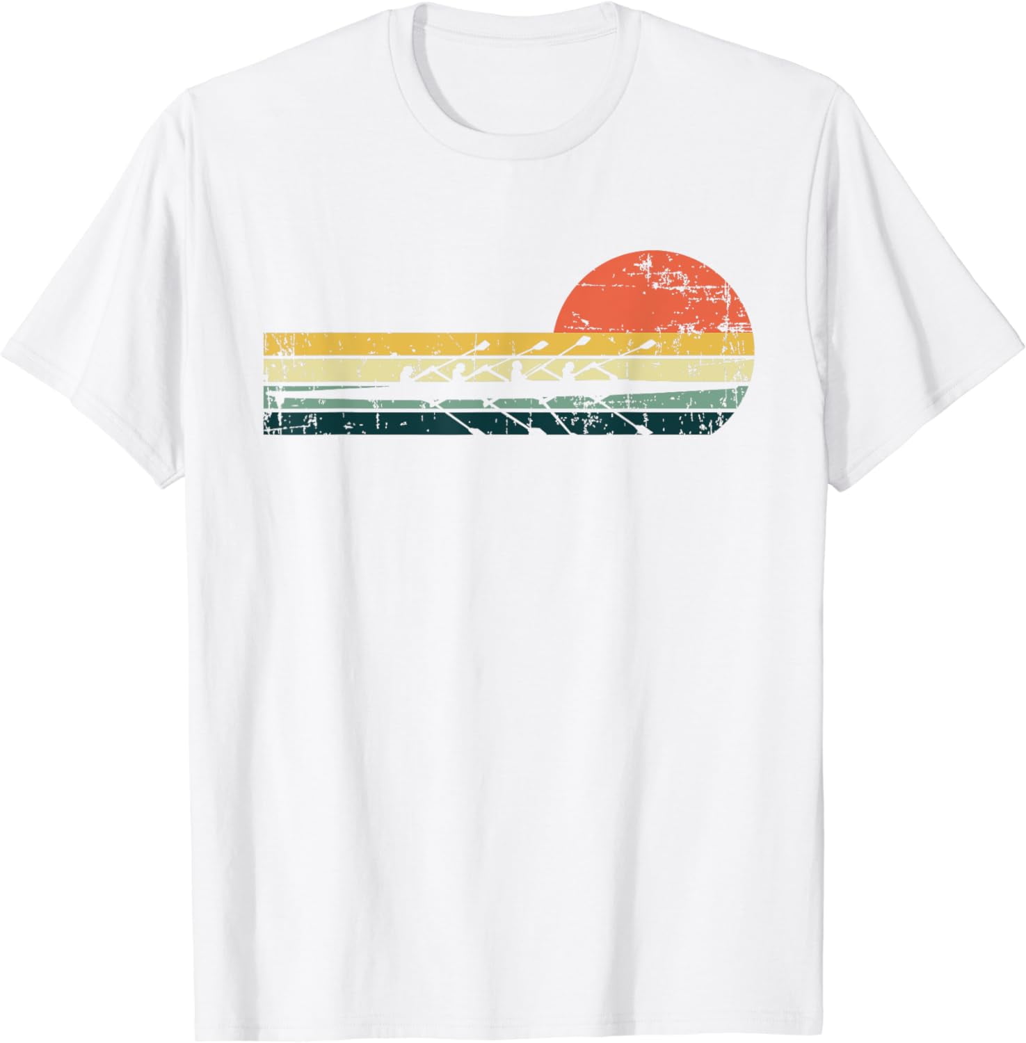 Vintage Rowing Funny Rower Crew Boat Sculling Lovers Outfit T-Shirt ...