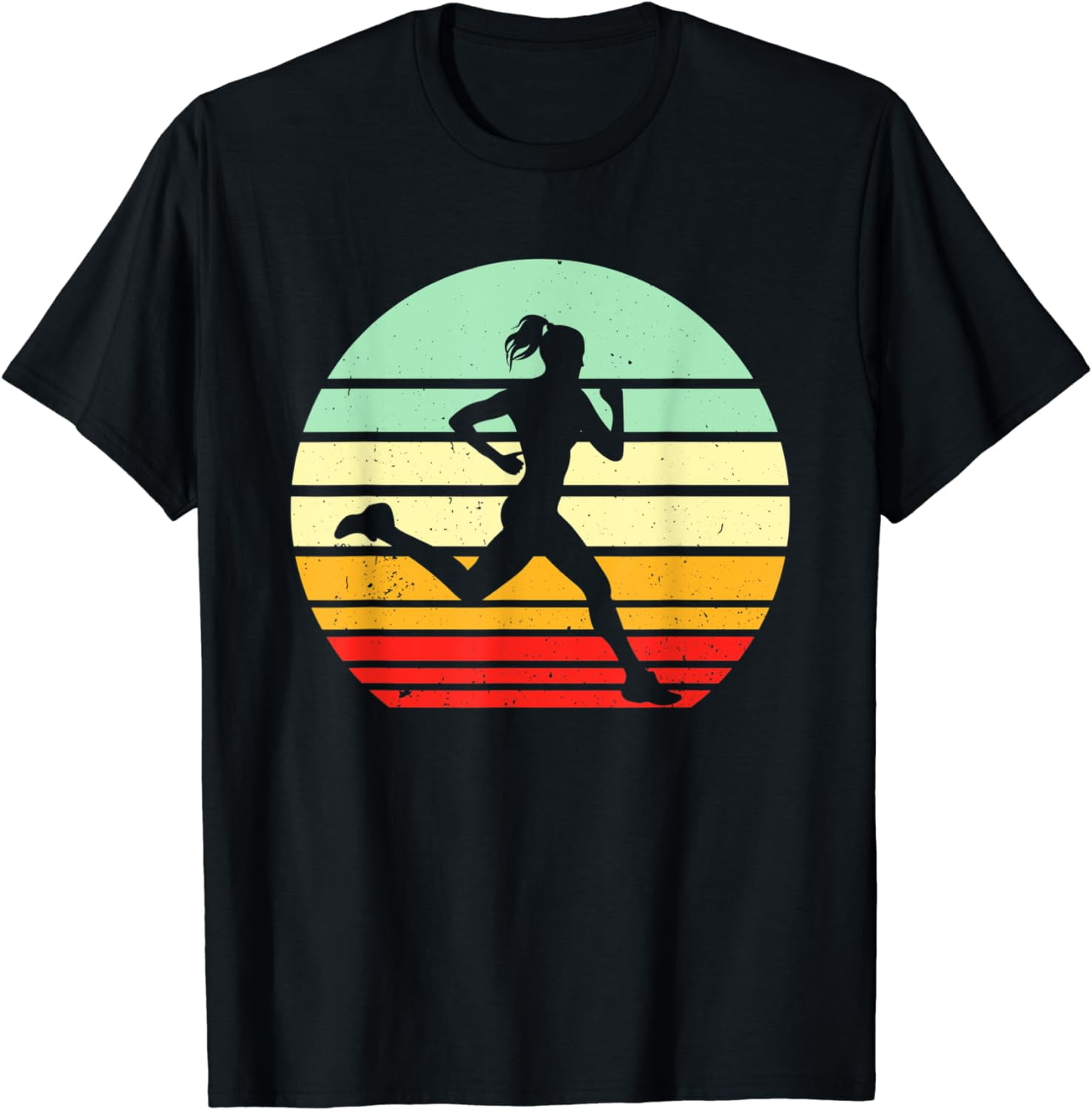 Vintage Running Marathon Jogging Run 80s Retro Runner T-Shirt - Walmart.com