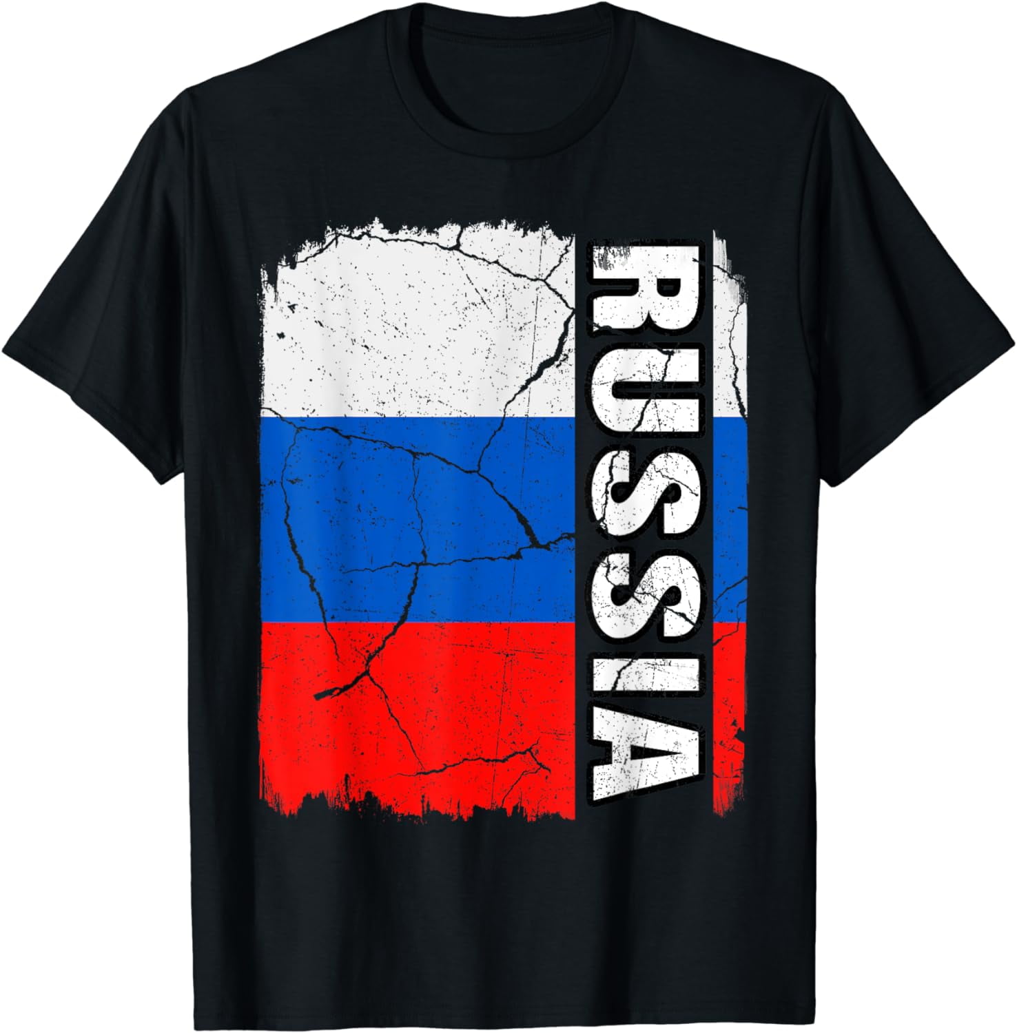 Vintage Russian Flag Russia Pride Roots Heritage Gift T-Shirt - Walmart.com