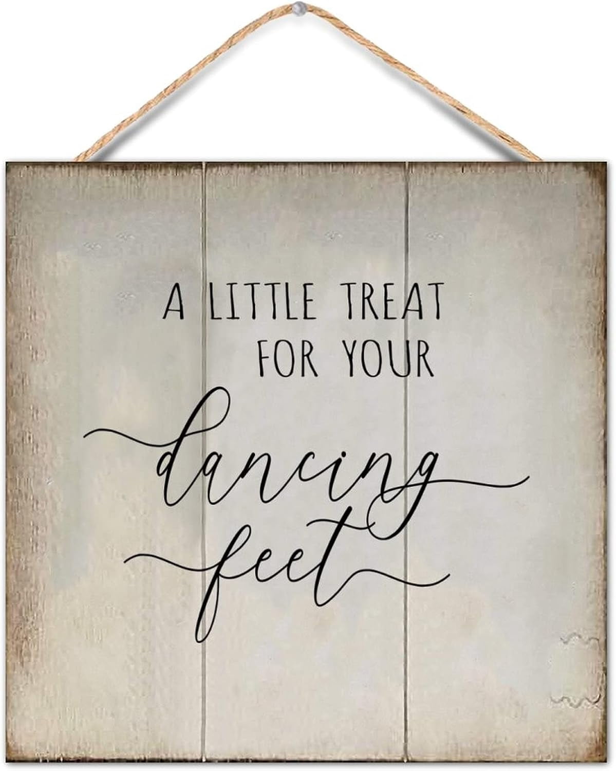 Vintage Rustic Chic Style Wood Sign Phrase A Little Treat For Your ...