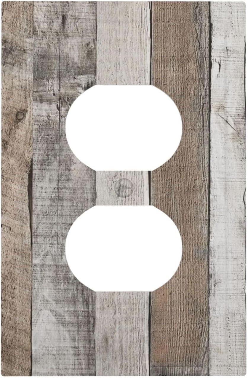 Vintage Rustic Kitchen Distressed Rustic Taupe Brown Gray Wood Wooden ...