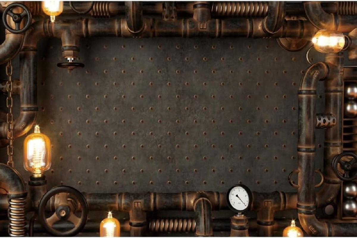 Vintage Rusty Steam Photography Backdrop Industrial Old Metal Steam ...
