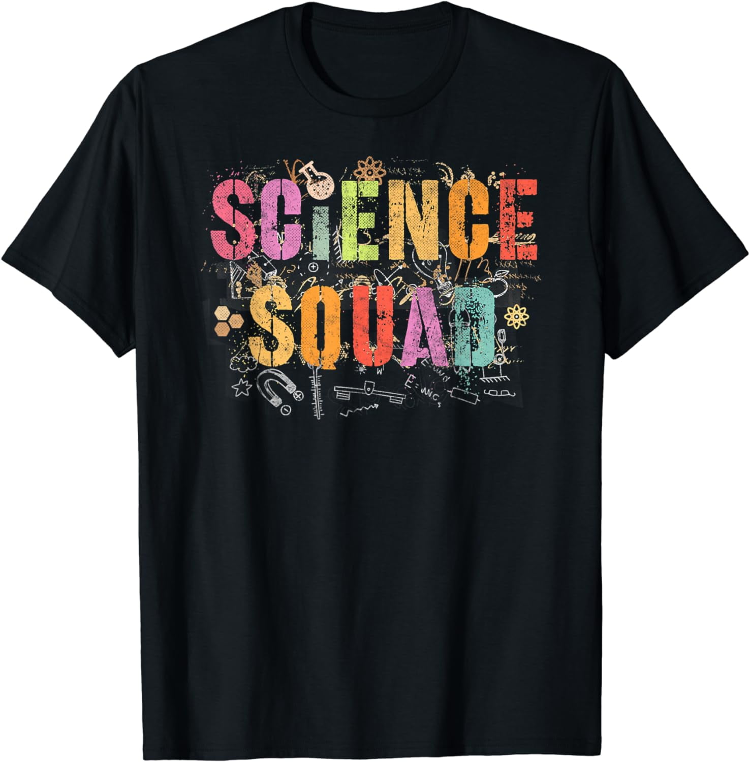 Vintage SCIENCE SQUAD Technology Student STEM T-Shirt - Walmart.com