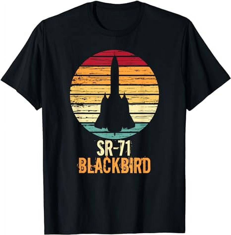 Vintage SR-71 Blackbird Military Aviation Aircraft T-Shirt - Walmart.com