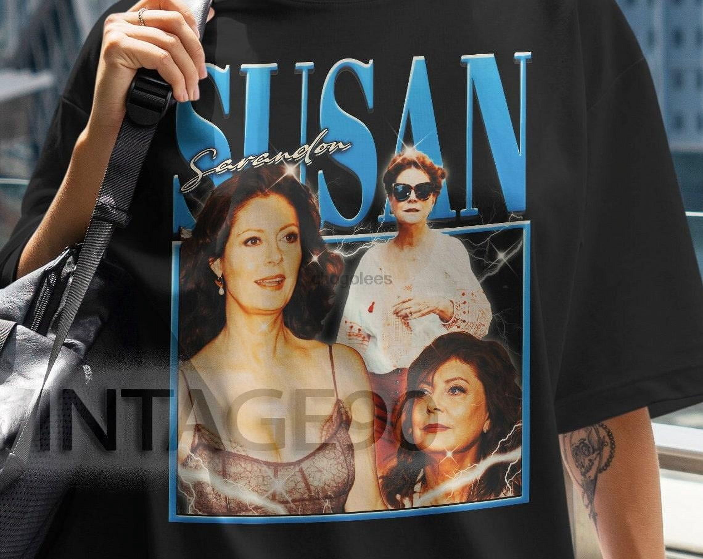 Vintage SUSAN SARANDON Shirt Susan Sarandon Homage Actor Susan Sarandon ...