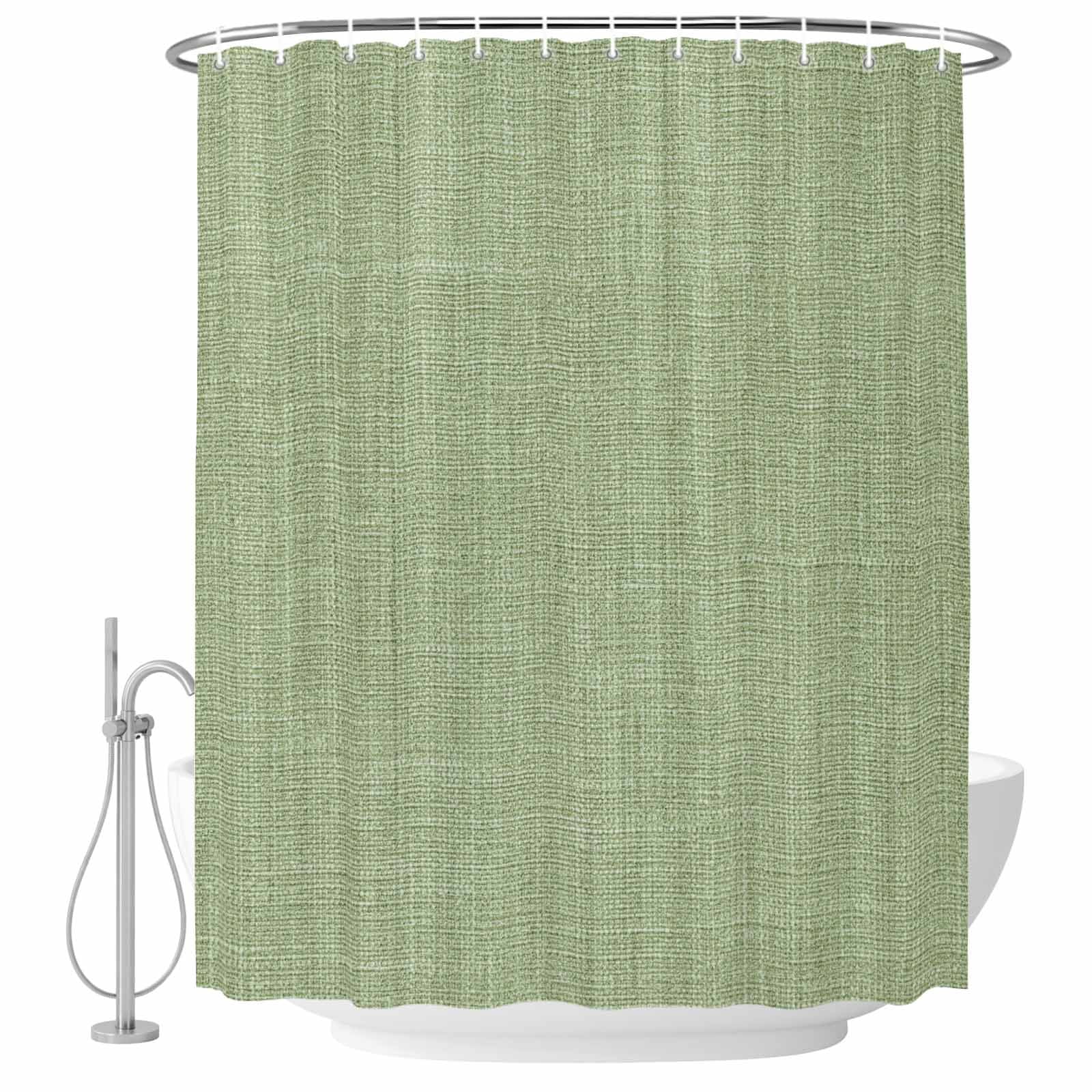 Vintage Sage Green Shower Curtain, Waterproof Shower Curtains for ...