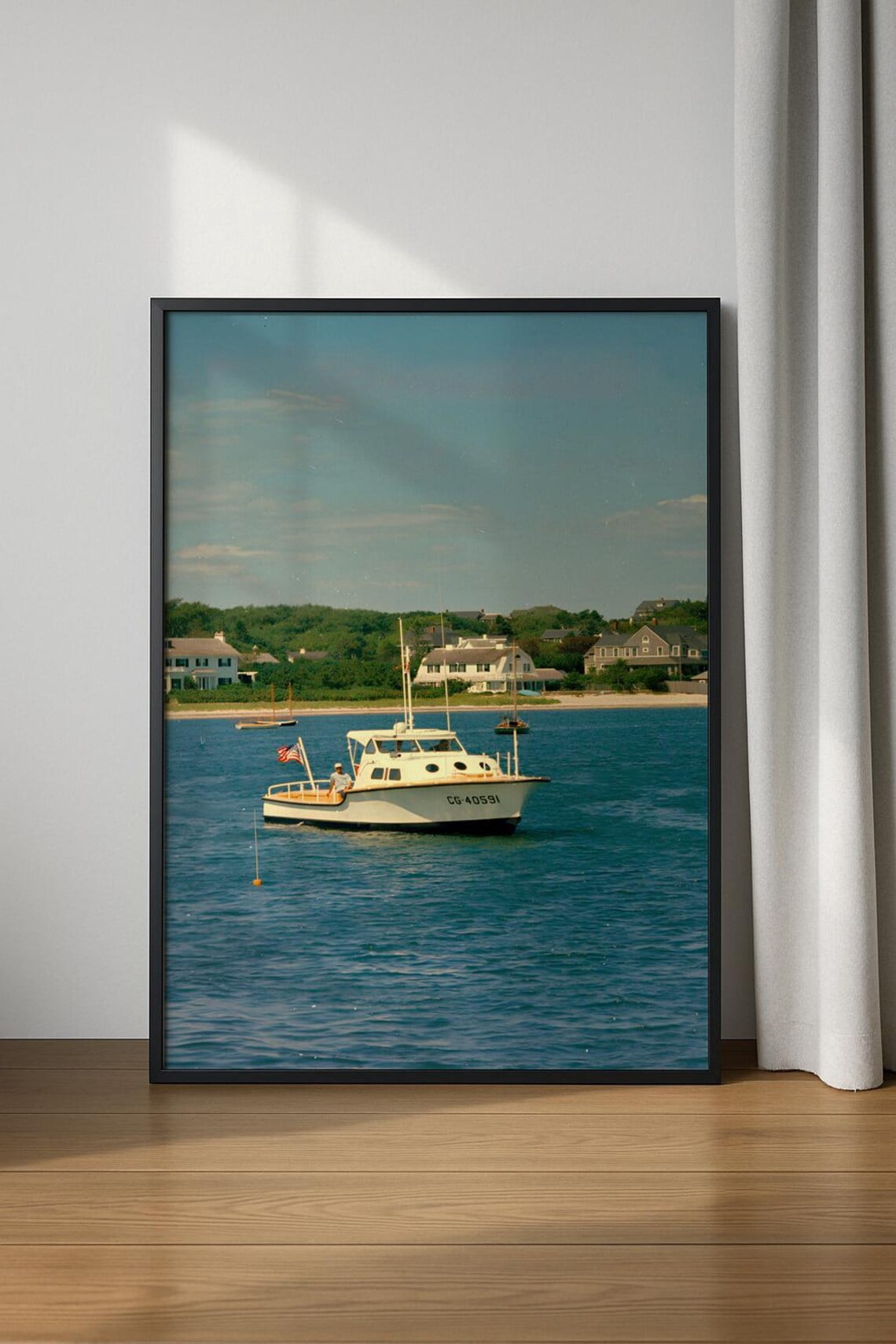 Vintage Sailboat Poster, Old Money Poster, Vintage Magazine Cover ...