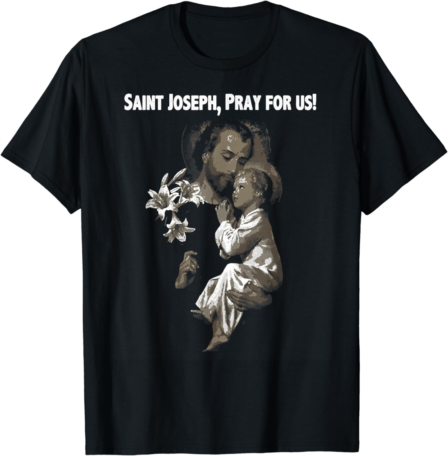 Vintage Saint Joseph Father Of Jesus Easter Day Christian T-Shirt ...