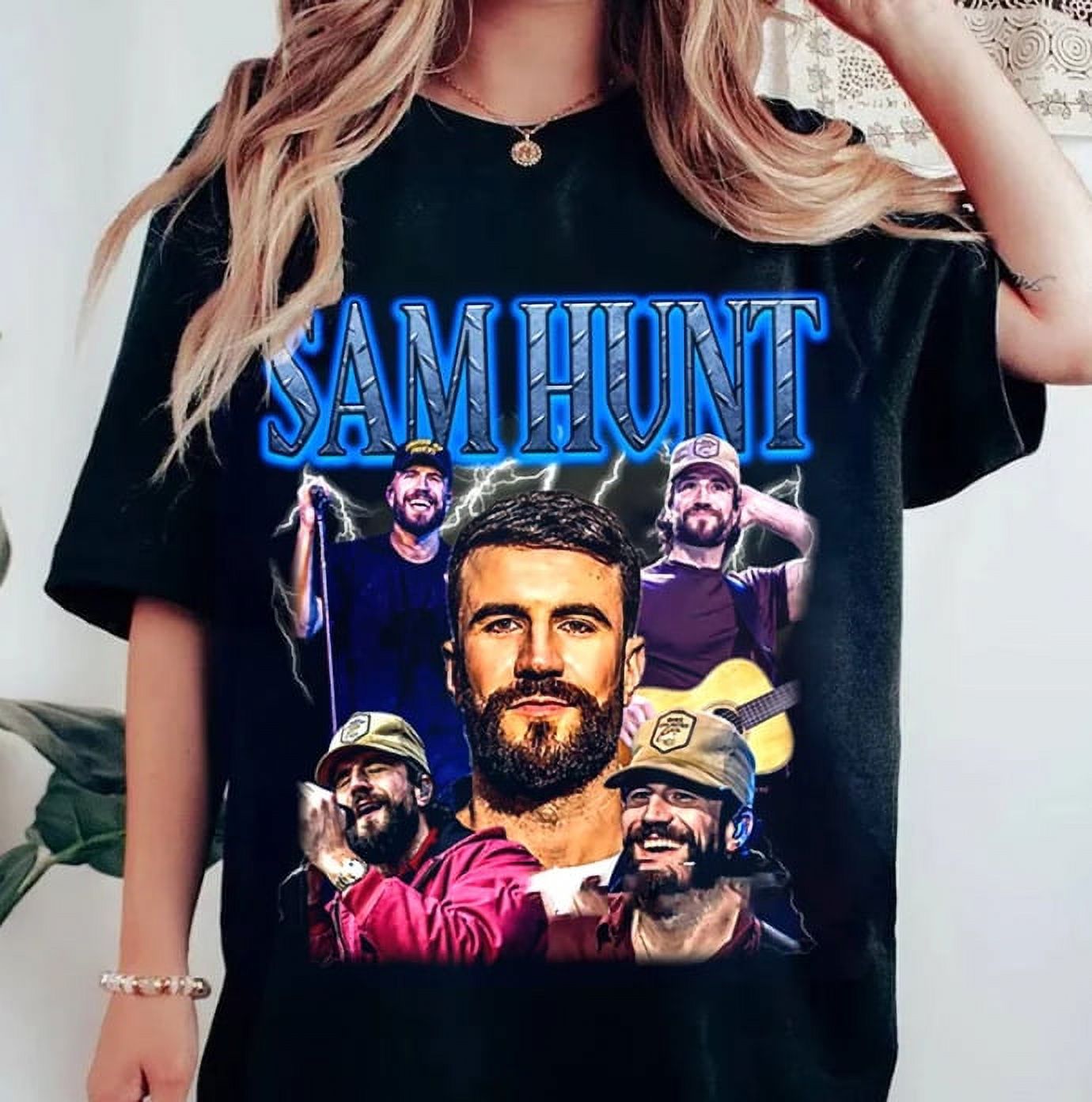 Vintage Sam Hunt Shirt, Sam Hunt Locked Up Tour Tshirt, Sam Hunt Fan ...
