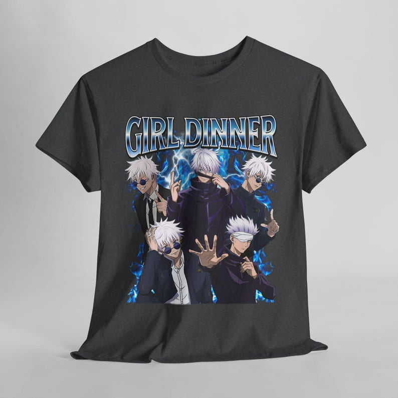 Vintage Satoru Gojo Jujutsu Kaisen T-Shirt, Anime Graphic Tee Gift Fans ...