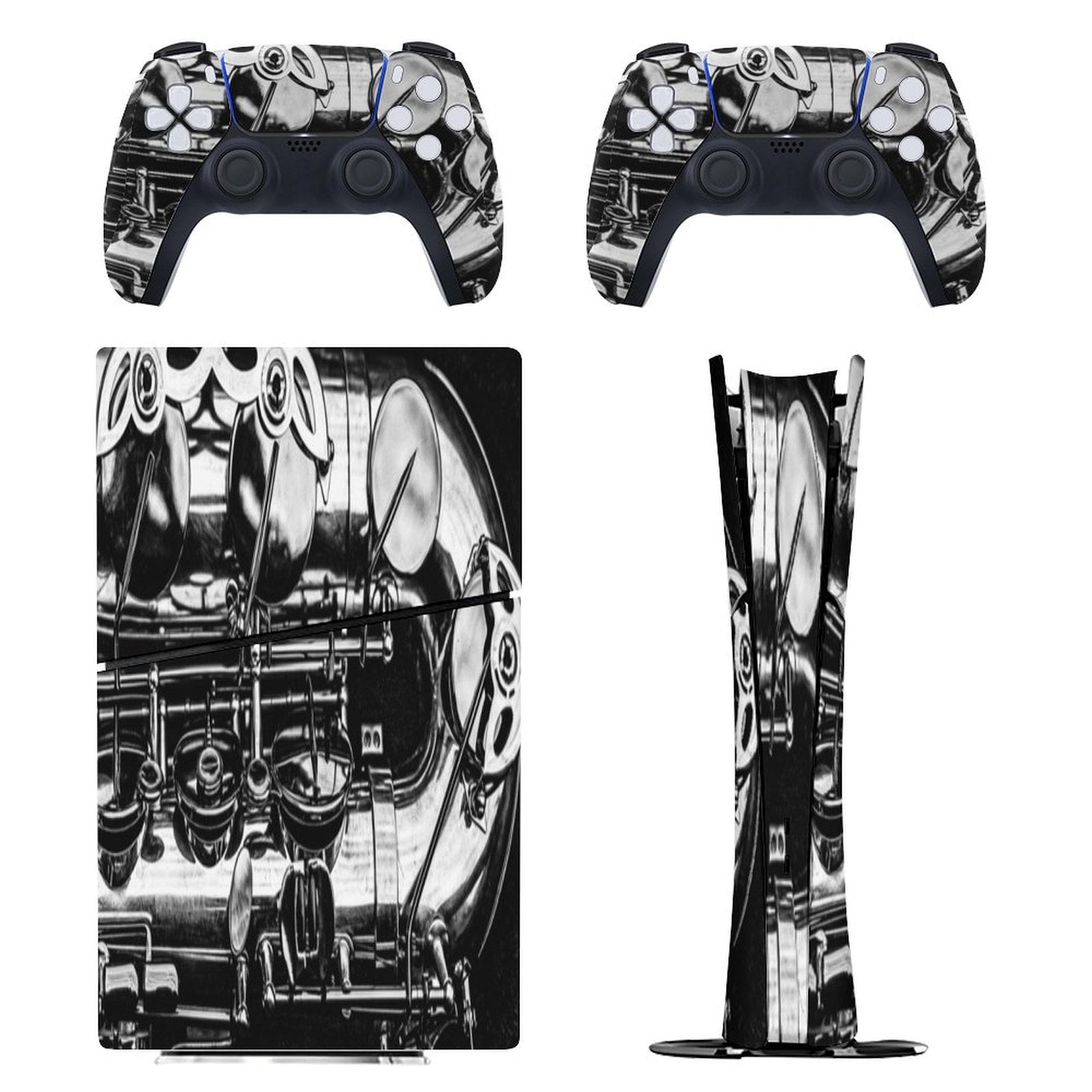 Vintage Saxophone Close Up Keys Black And White PS5/PS5 Pro/PS5 Slim ...