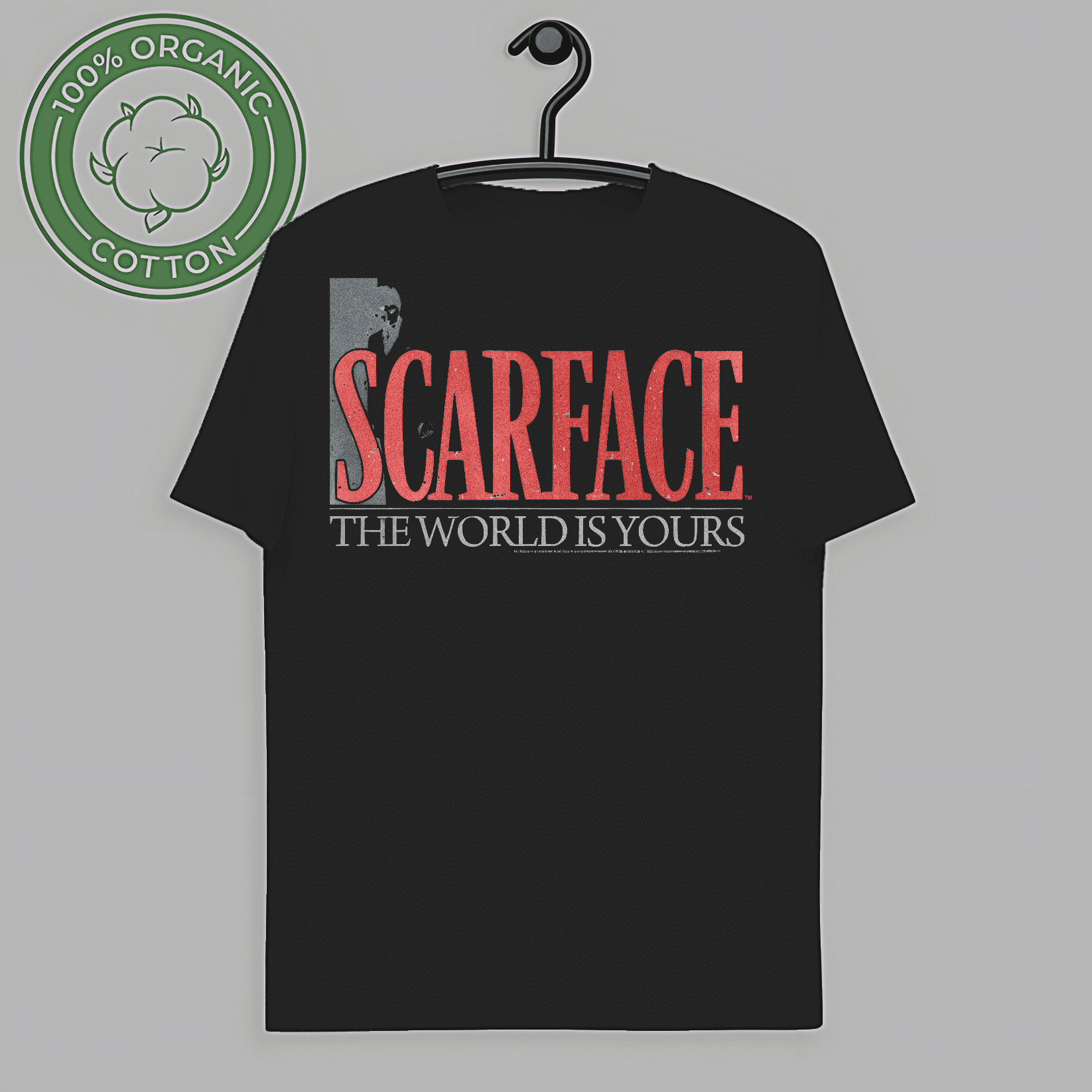 Vintage Scarface World is Yours Logo Men's T Shirt Tony Montana Vintage ...