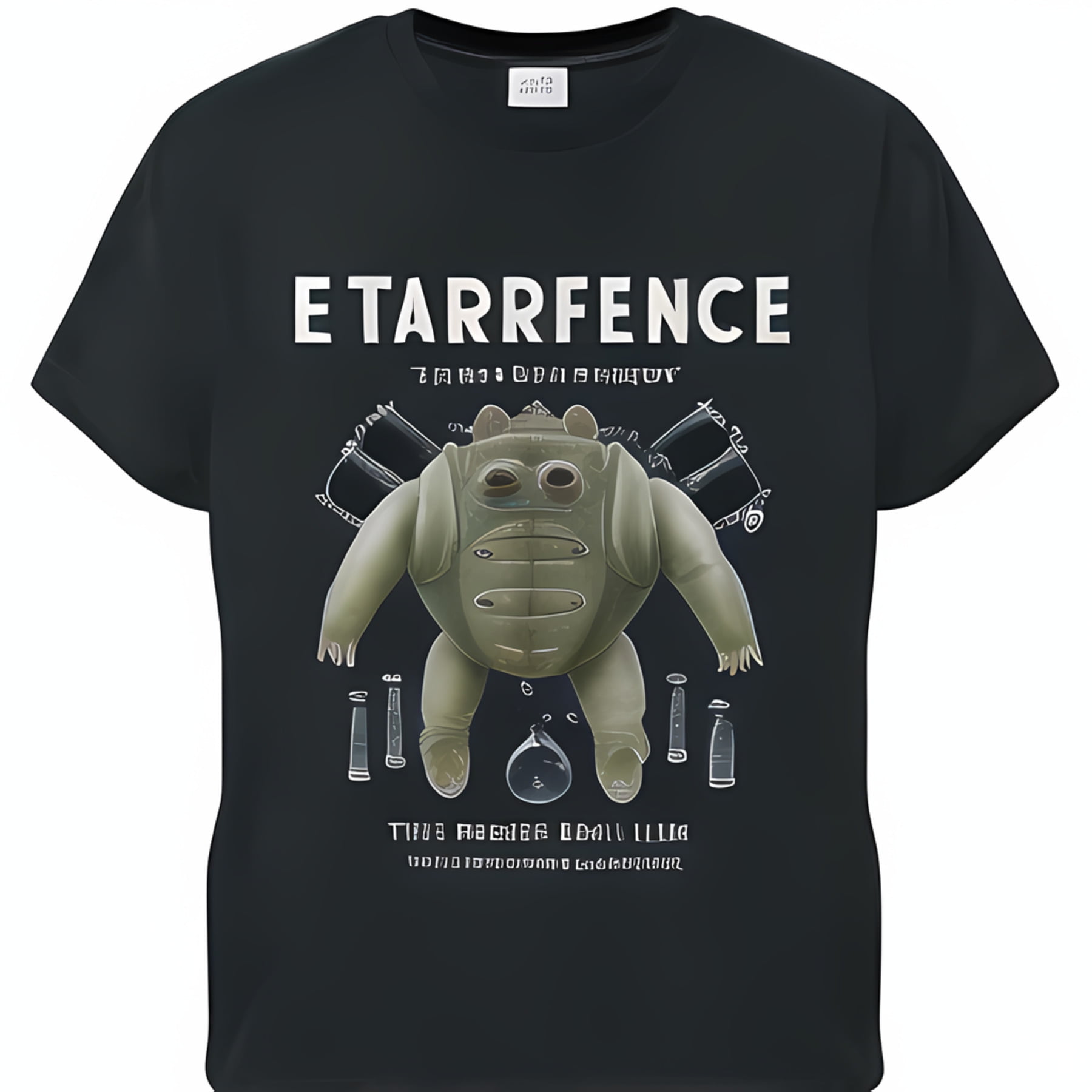 Vintage Sci Fi E T Lab Coat T-Shirt Design with Geti Dreadnought High ...