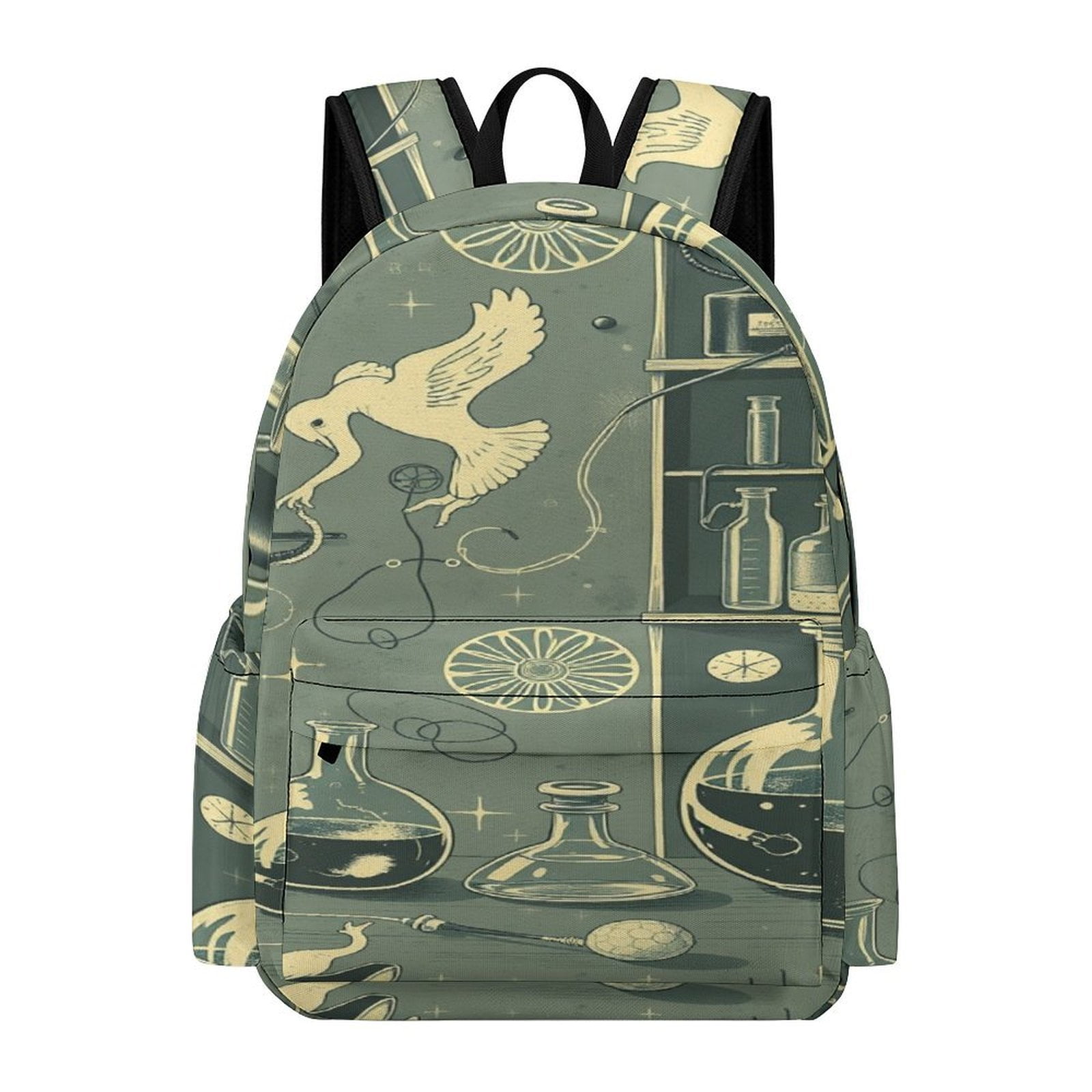 Vintage Science Old Chemistry Laboratory Seamless Pattern Backpack ...