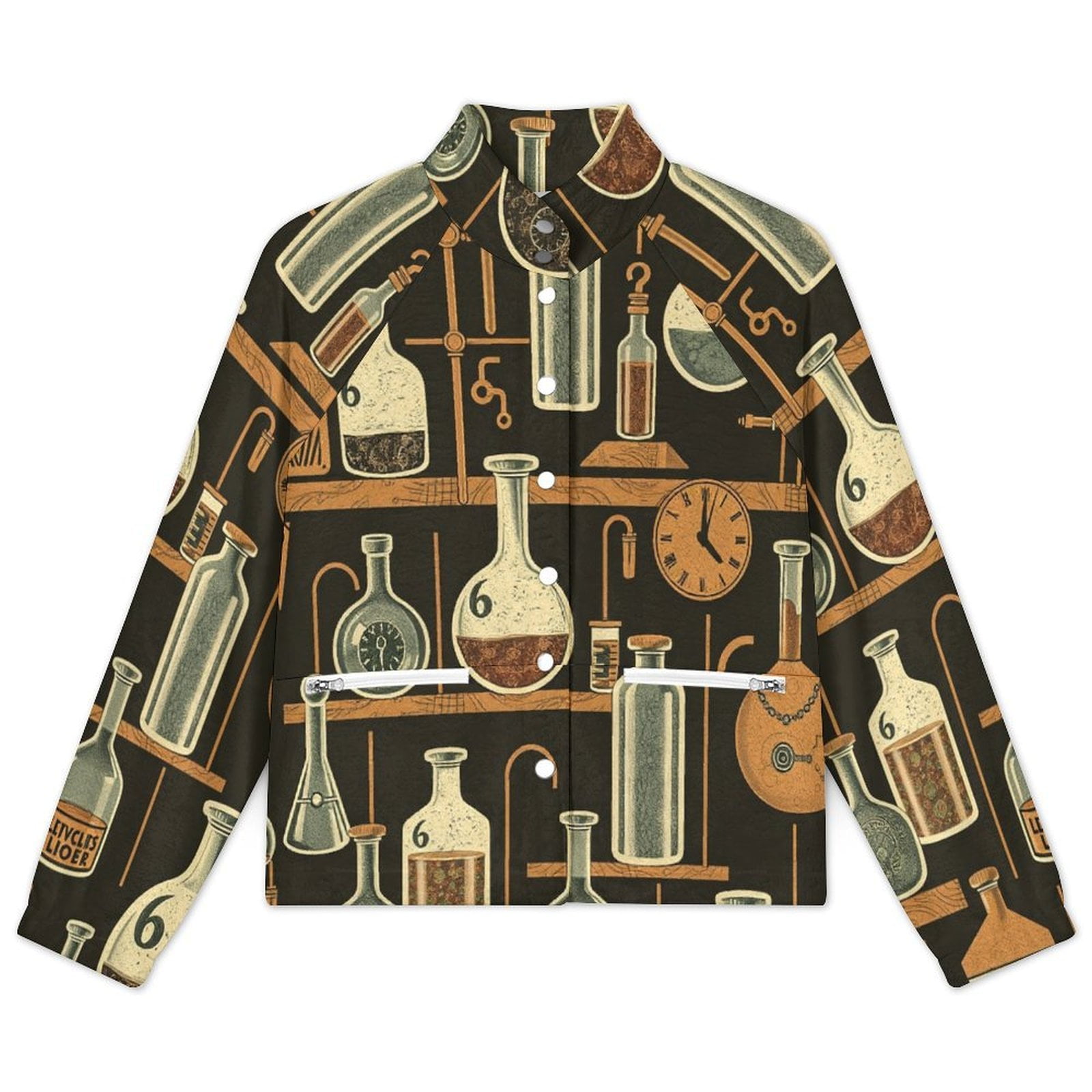 Vintage Science Old Chemistry Laboratory Seamless Pattern Warm Plush ...