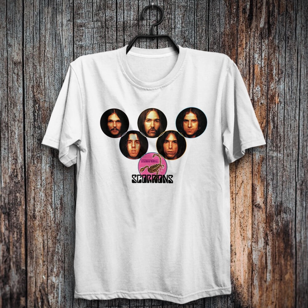 Vintage Scorpions T-Shirt Klaus Meine Matthias Jabs Mikkey Dee Matthias ...