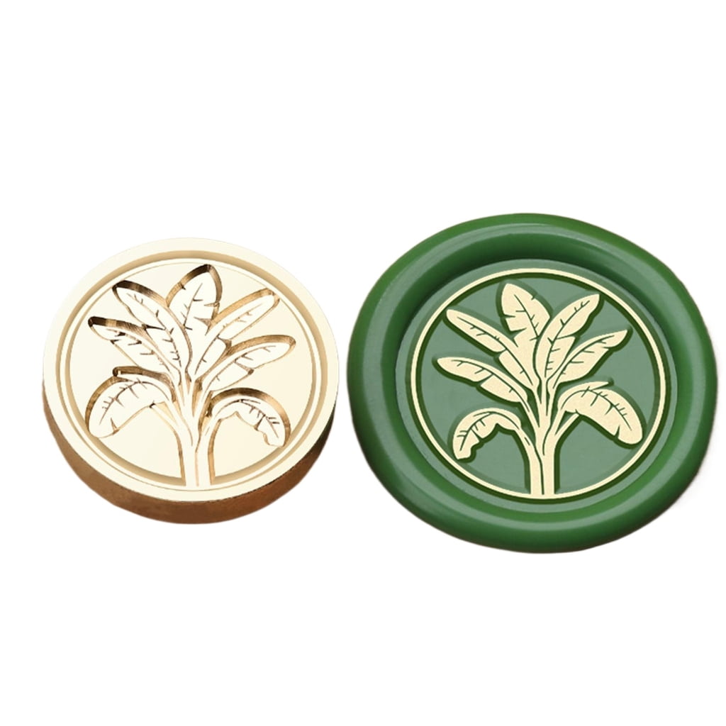 Vintage Sealing Stamp Head Leaf Plant Themed Sealing Stamp Replacement ...