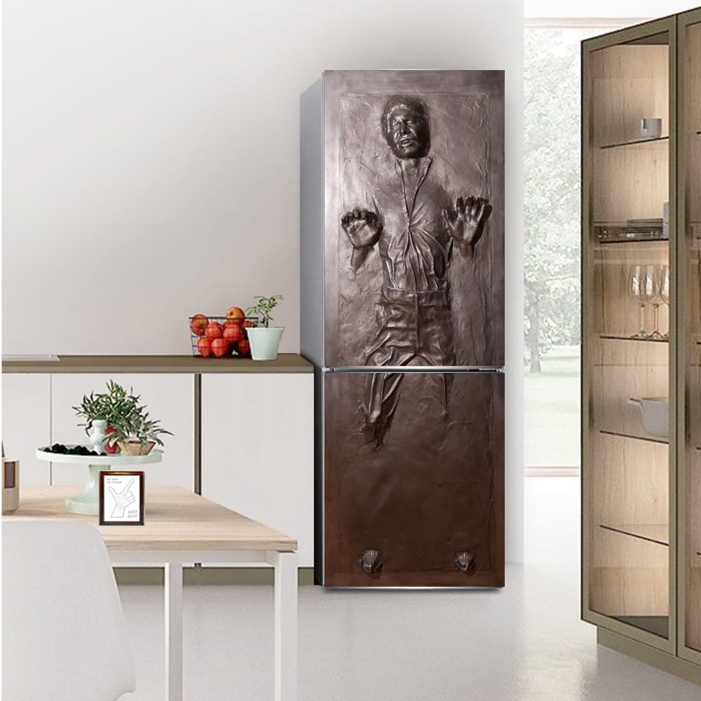 Vintage Self Stick Fridge Wrap Human Flower Beach Vinyl Door Mural ...