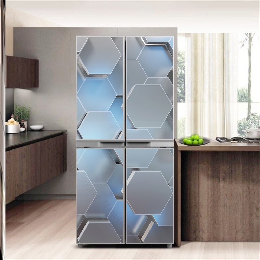 Vintage Self Stick Fridge Wrap Human Flower Beach Vinyl Door Mural ...