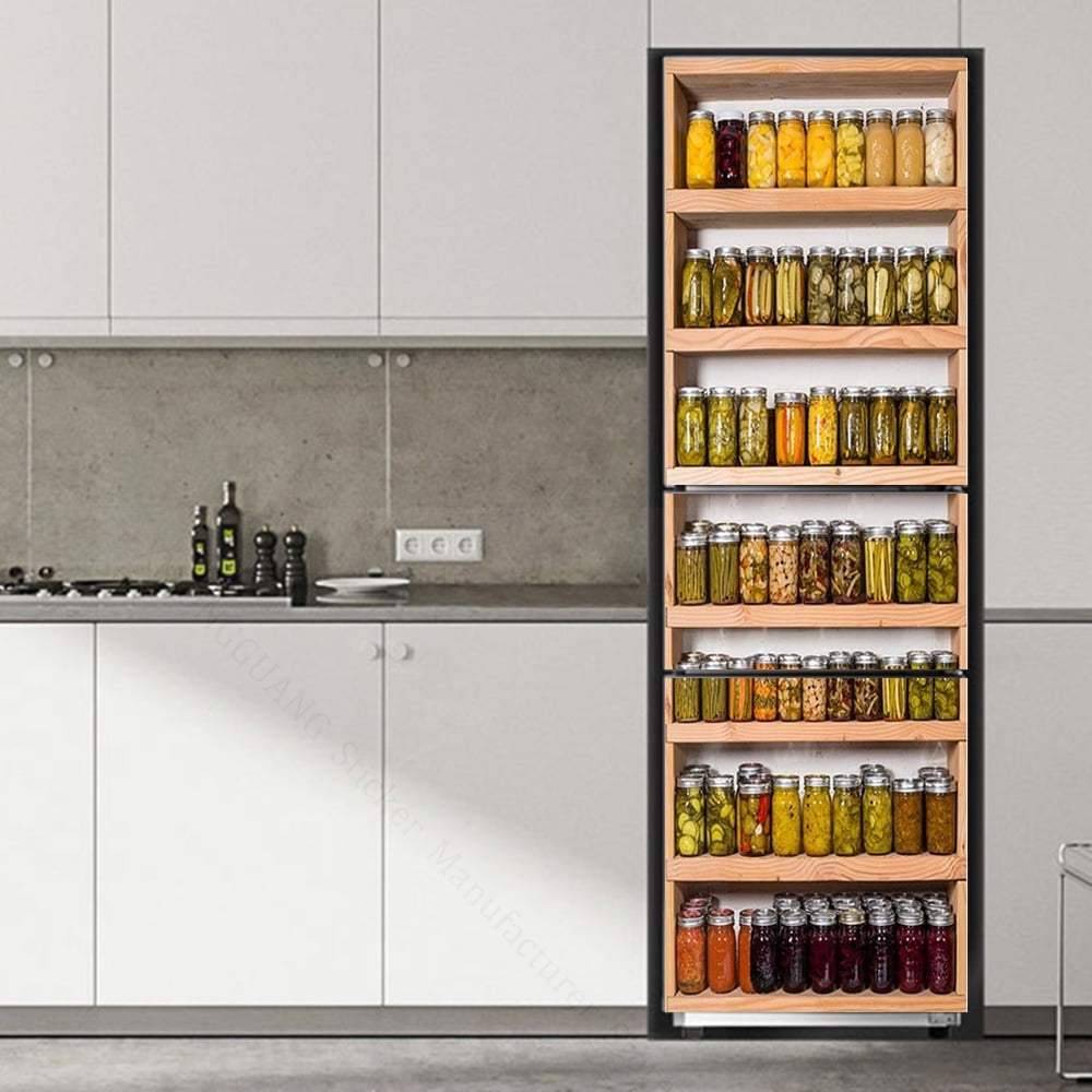 Vintage Self Stick Fridge Wrap Human Flower Beach Vinyl Door Mural ...