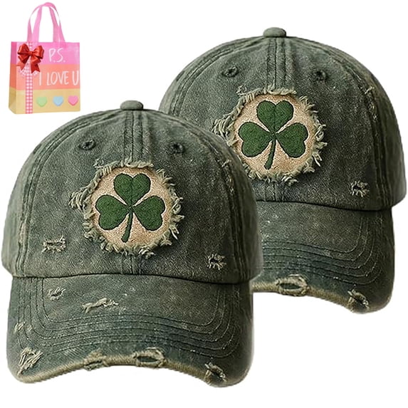 Vintage Shamrock Baseball Cap, St. Patrick's Holiday Party Green ...