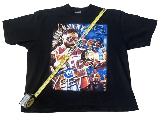 Vintage Shirt 2Xl Rap Yeet The Bloodline Wwf Wrestling Best Birthday ...