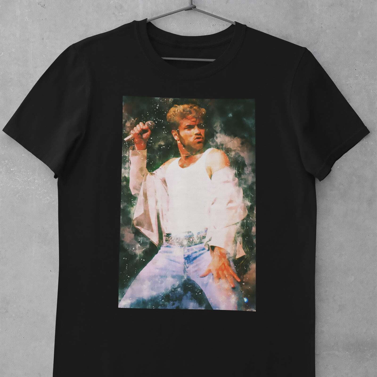 Vintage Shirt George Michael Retro Shirt Legendary pop star fan art ...
