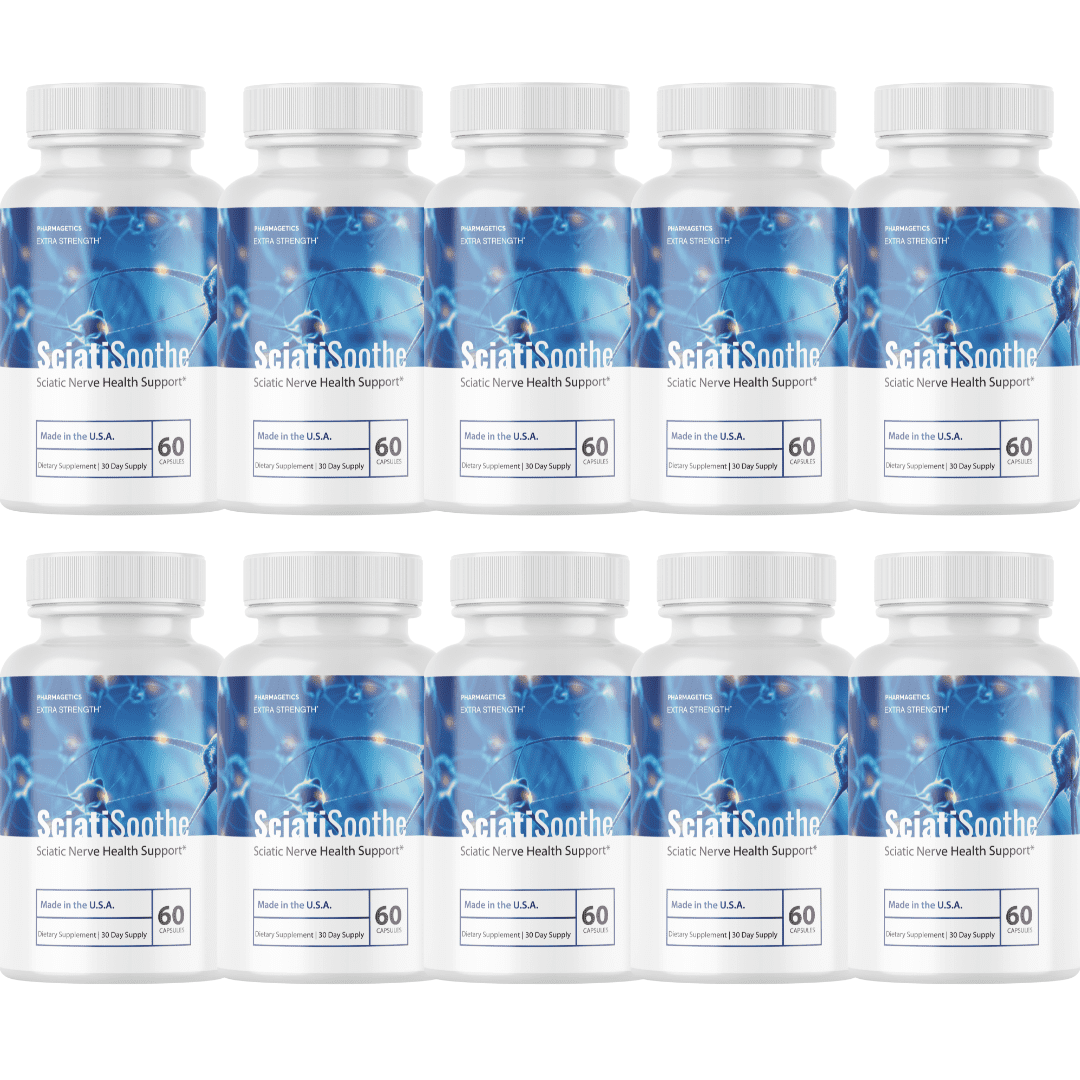 Sciati Soothe Capsules for Sciatic Nerve Support Formula - 10 Bottles ...