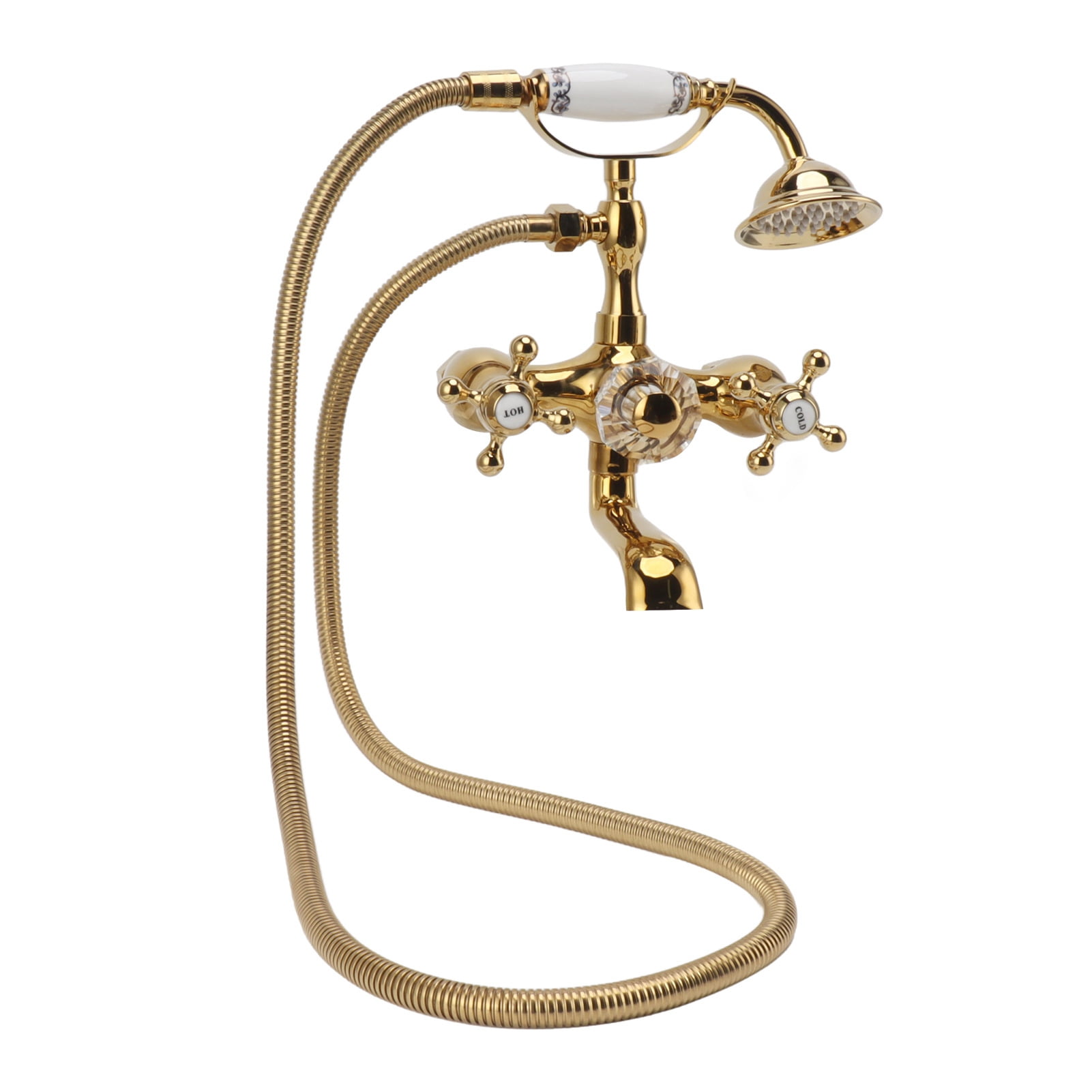 Vintage Shower Fixture by : Antique Brass Handheld Shower Fixture Kit ...