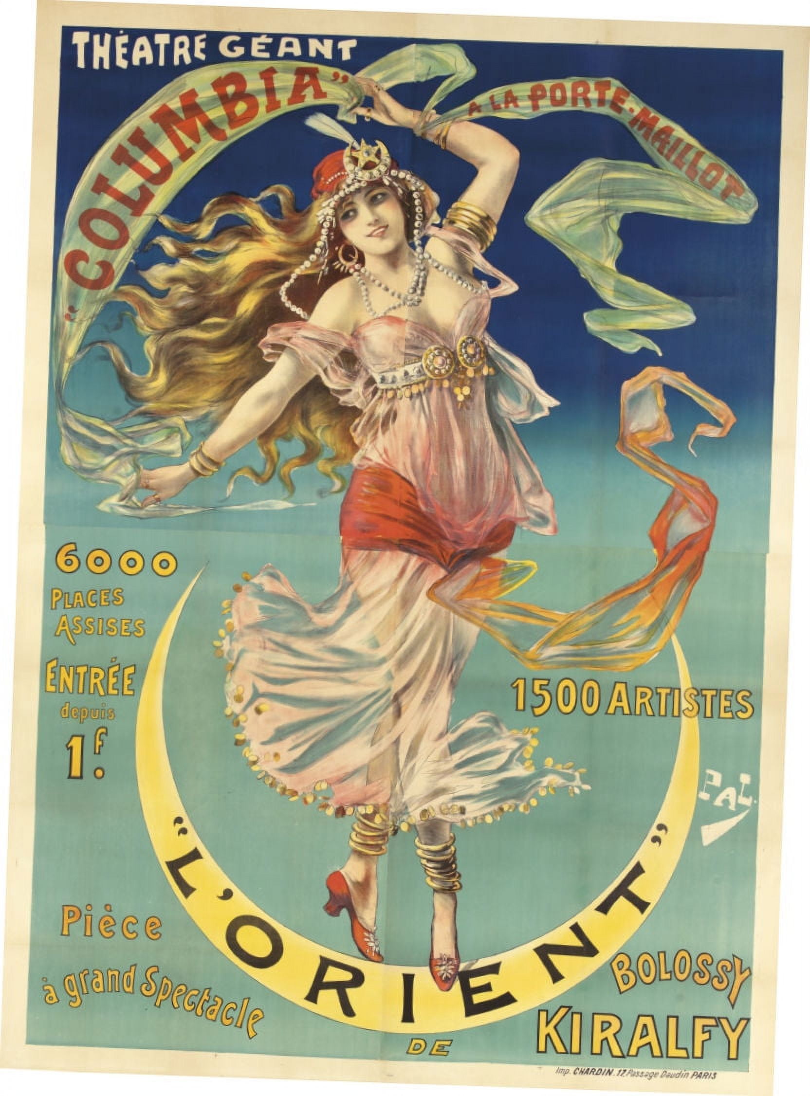 Vintage Showgirl Advertising Poster Metal Sign 8Inx 12In Print On Metal ...